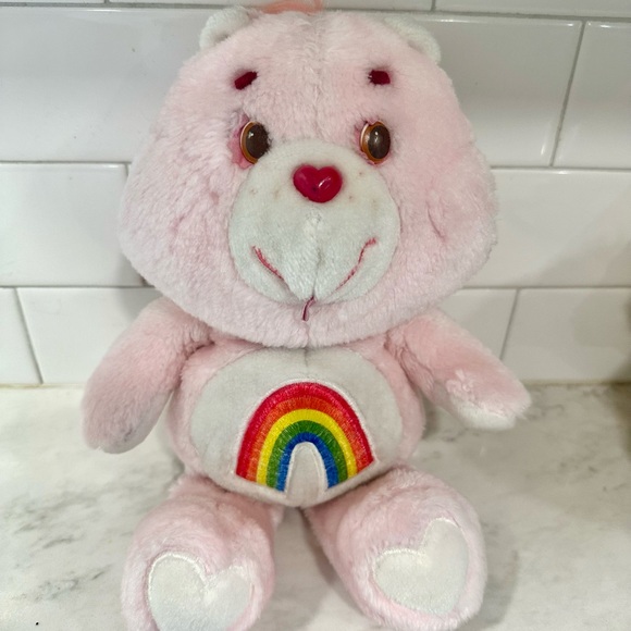 Care Bears | Toys | Care Bears Pink Plush With Rainbow Tummy | Poshmark